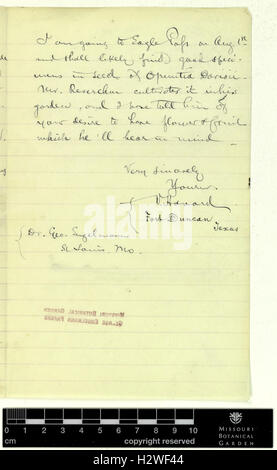 This letter exchange between Valery Havard and George Engelmann, dated ...