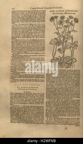 This Dutch botanical work by Rembert Dodoens details the latest ...