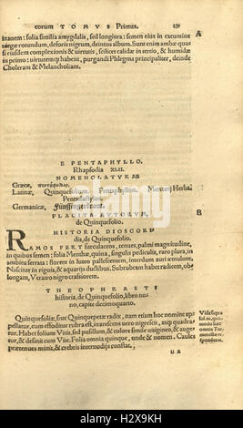 A botanical work by Otto Brunfels focusing on medicinal plants and ...