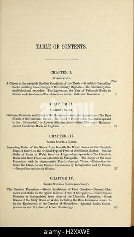 A page from 'Siluria,' detailing the history of the oldest known rocks ...