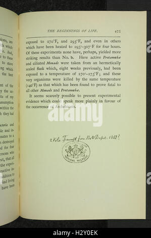 This page discusses the origins of life, focusing on the early stages ...