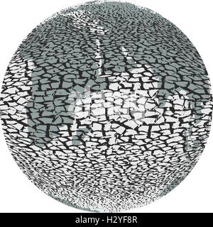 Global devastation the planet earth Stock Photo - Alamy