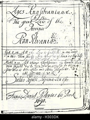 A biography of Francis Daniel Pastorius, focusing on his role as the ...