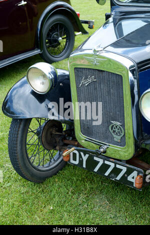 austin seven 1940's vintage classic old car,in Derbyshire,england Stock ...