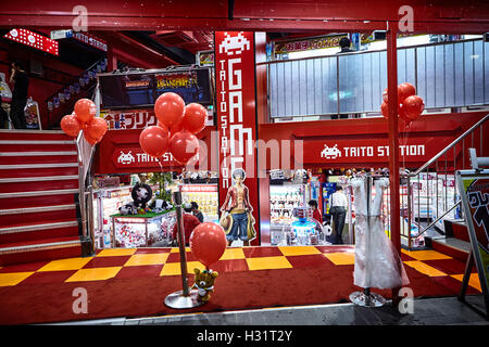 Game Taito Station arcade gaming in Akihabara, Tokyo, Japan Stock Photo ...