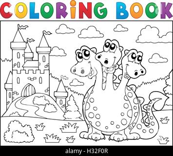 Coloring book fairy tale theme 1 Stock Vector Image & Art - Alamy
