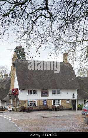 Axe & Compass public house, Hemingford Abbots, Cambridgeshire, UK Stock ...