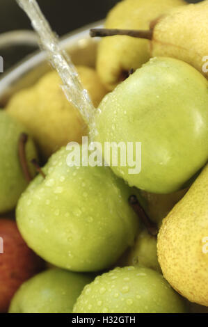 Apple being washed Stock Photo - Alamy