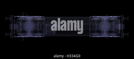 Railway tank. X-ray render Stock Photo - Alamy