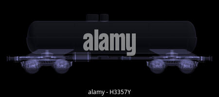 Railway tank. X-ray render Stock Photo - Alamy