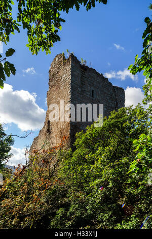 Medieval Ruin of Castle Ramstein in the Eifel, Germany Stock Photo - Alamy