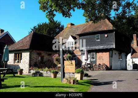 ye olde yew tree inn in westbere village east kent uk january 2021 ...