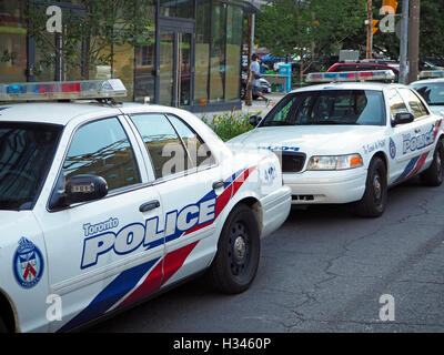 Toronto Police Department vehicles, Toronto, Ontario, Canada Stock ...