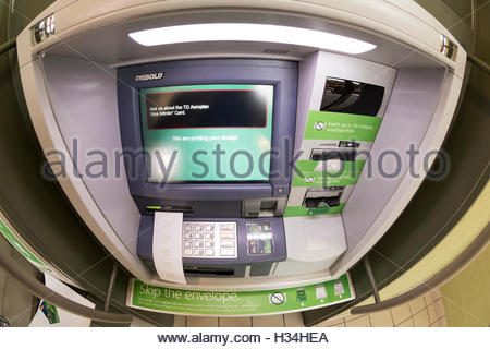 ATM cash machine, TD Bank, Miami, Florida, USA Stock Photo - Alamy
