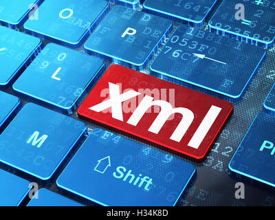 Software concept: Xml on computer keyboard background Stock Photo - Alamy
