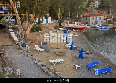 Mandraki beach, Hydra island, Greece Stock Photo - Alamy