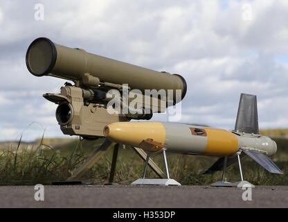 Anti Tank Guided Missile System Malyutka, developed in the Soviet Union ...