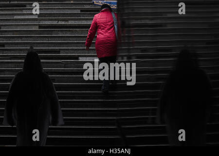 Kiev, Ukraine. 5th Oct, 2016. Rain weather in Kiev © Nazar Furyk/ZUMA ...
