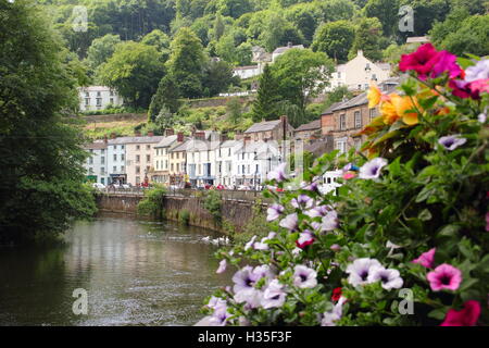 Matlock Bath; a scenic town enclosed in a limestone gorge sliced by the ...