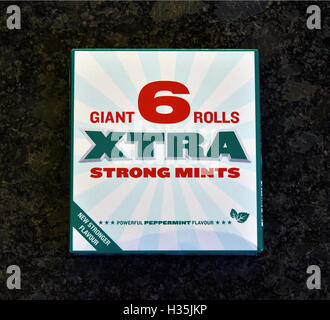 Packet of Xtra Strong Mints Stock Photo - Alamy