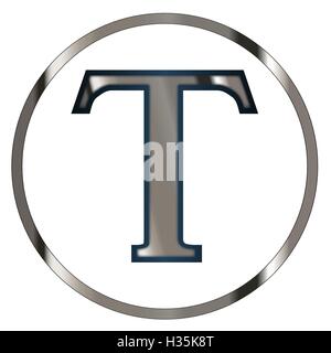 Tau greek letter, Tau symbol vector illustration Stock Vector Image ...