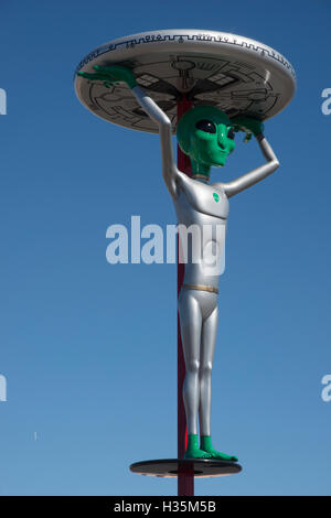 Green Alien Figure - Baker, California - 09 April, 2025 - Alien Fresh ...
