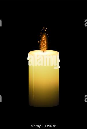 candle fire flame Stock Vector Image & Art - Alamy