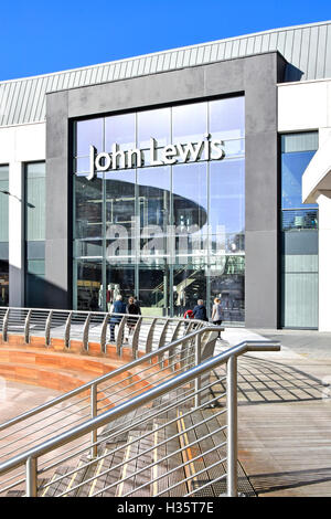 The John Lewis store in the new Liverpool One shopping area Stock Photo ...