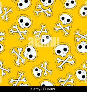cartoon spooky skull Stock Vector Image & Art - Alamy