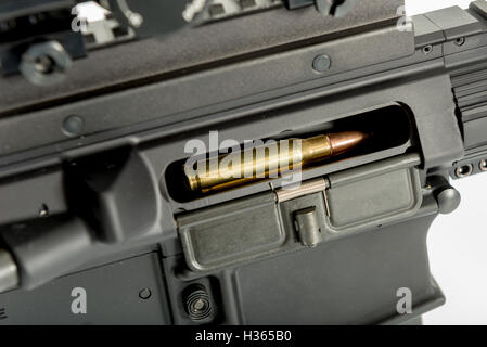 AR-15 Assault rifle side view Stock Photo - Alamy
