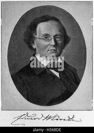Eduard Mörike (1804-1875), German poet. Drawing by B. Weiss. Photo ...