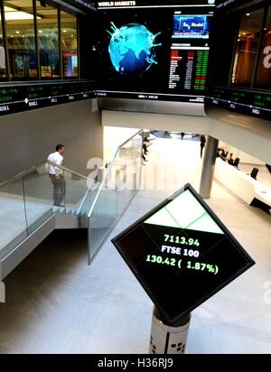 Electronic stock ticker tape Stock Photo - Alamy