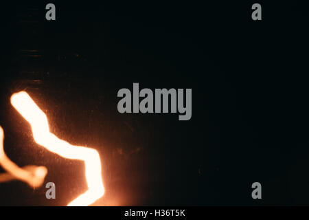 Abstract lines of light in the darkness Stock Photo - Alamy