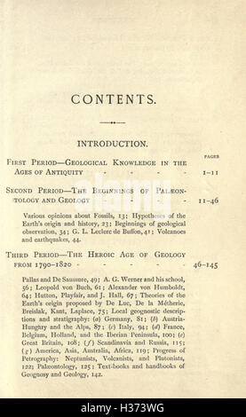 This work outlines the development of geology and paleontology up to ...
