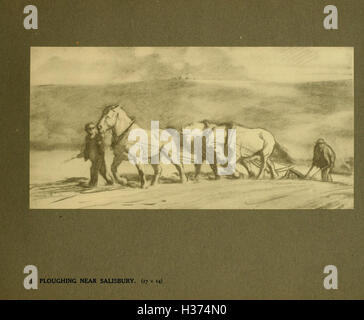 This plate illustrates the movement of horses, capturing various gaits ...