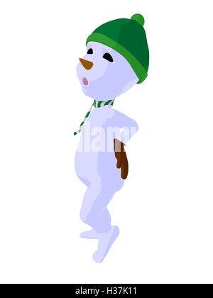 Snowboy Art Illustration Silhouette Stock Photo - Alamy