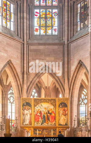 Freiburg Cathedral altar Stock Photo - Alamy