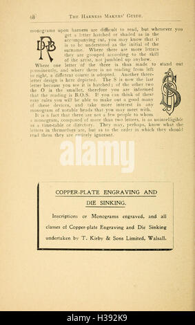 The Harness makers' guide BHL218 Stock Photo - Alamy