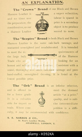 The Harness makers' guide BHL218 Stock Photo - Alamy