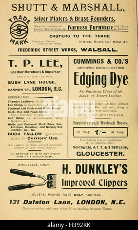 The Harness makers' guide BHL218 Stock Photo - Alamy