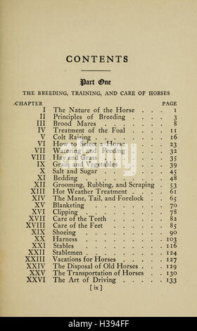 This text discusses the domestication, history, and breeding of horses ...