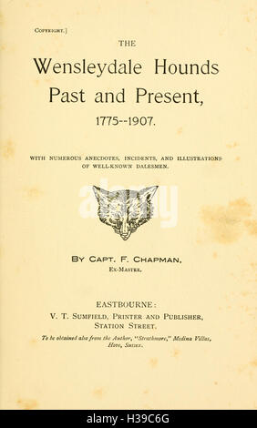 This work traces the history of the Wensleydale hounds, exploring their ...