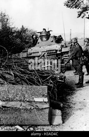German Soldiers In 1940 In Belgium Stock Photo - Alamy