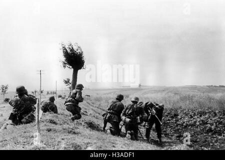 German advance detachment on the Eastern Front, 1941 Stock Photo - Alamy