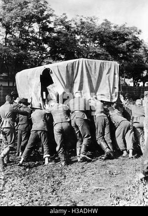 German truck at the eastern Front, 1941 Stock Photo - Alamy