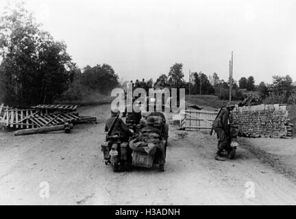 German motorized infantry on the Eastern Front, 1941 Stock Photo - Alamy