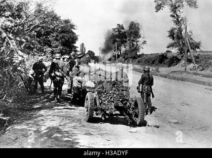 Advance of German troops on the Eastern Front, 1941 Stock Photo ...