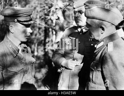 World War. Interrogation of a German prisoner (1918 Stock Photo - Alamy