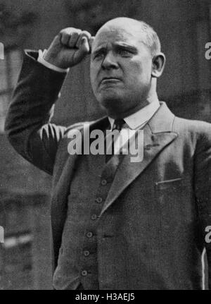 The 1932 KPD (German Communist Party) poster represents political ...