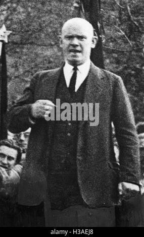 Ernst Thaelmann leader of the German Communist Party 2nd left at the ...
